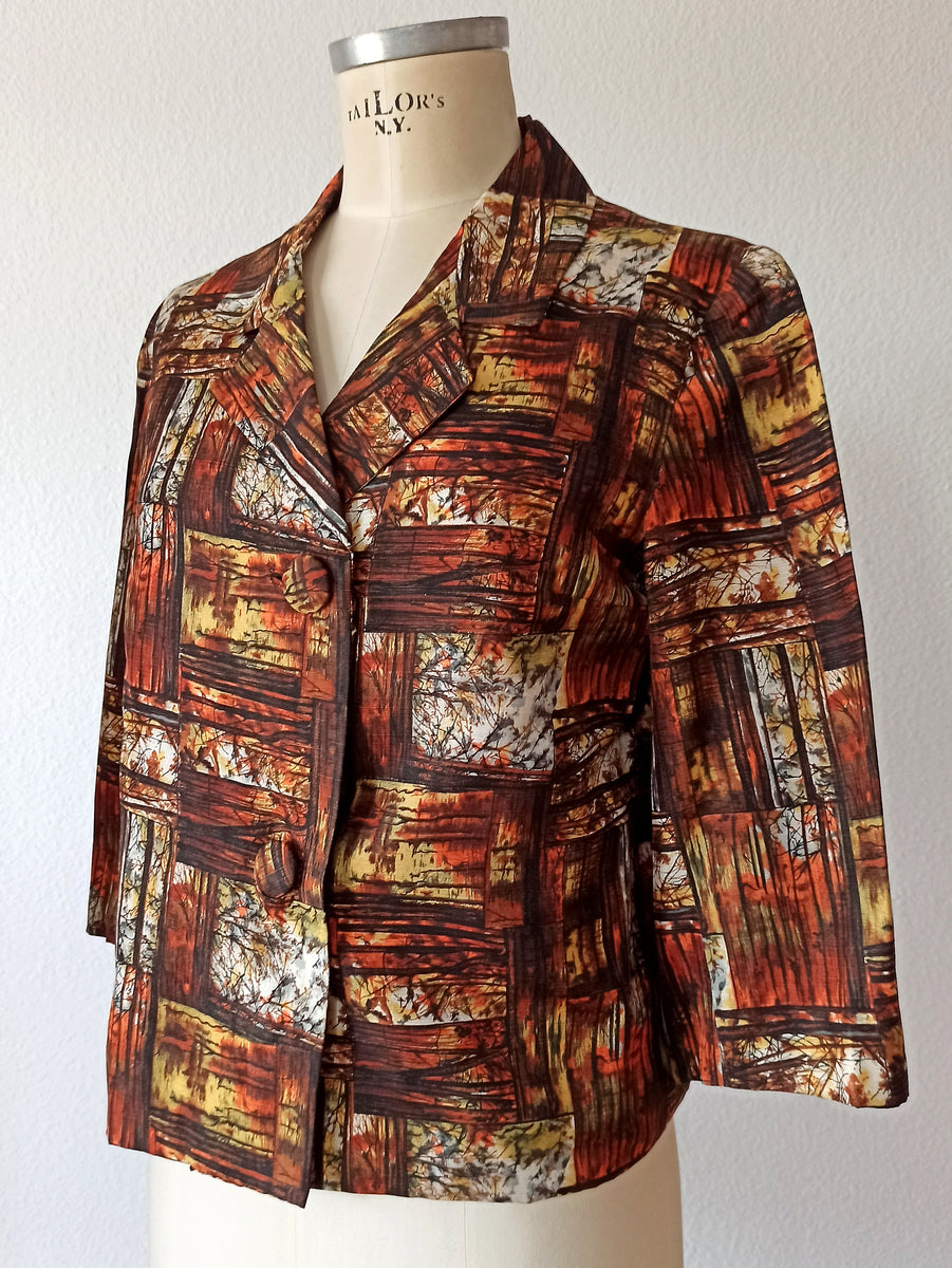 1960s - Stunning Novelty Satin Dress Jacket - W30 (76cm) – Der Fuchs ...